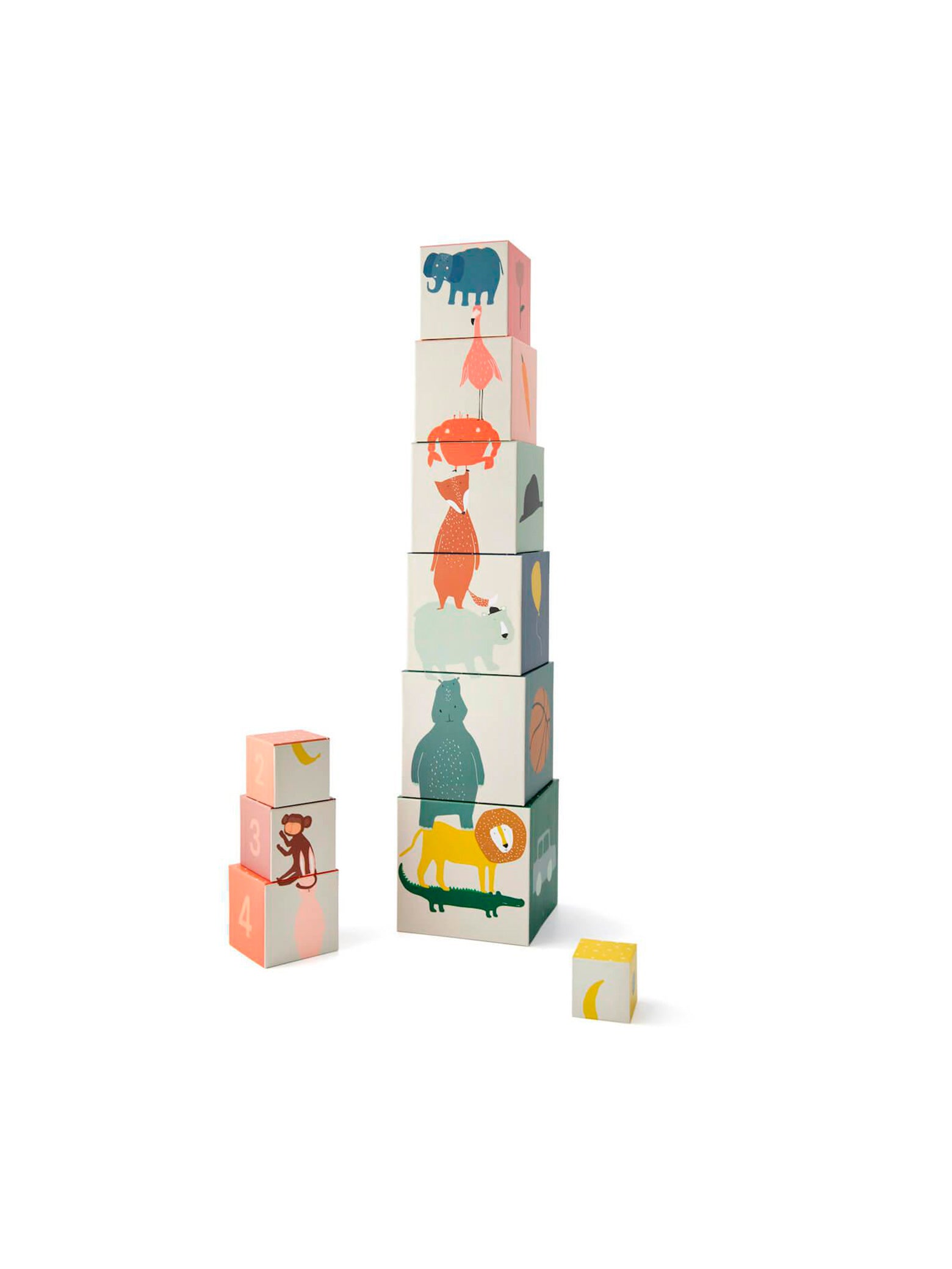 Cubos apilables animales- Trixie / KIDSME – Kidsme Store