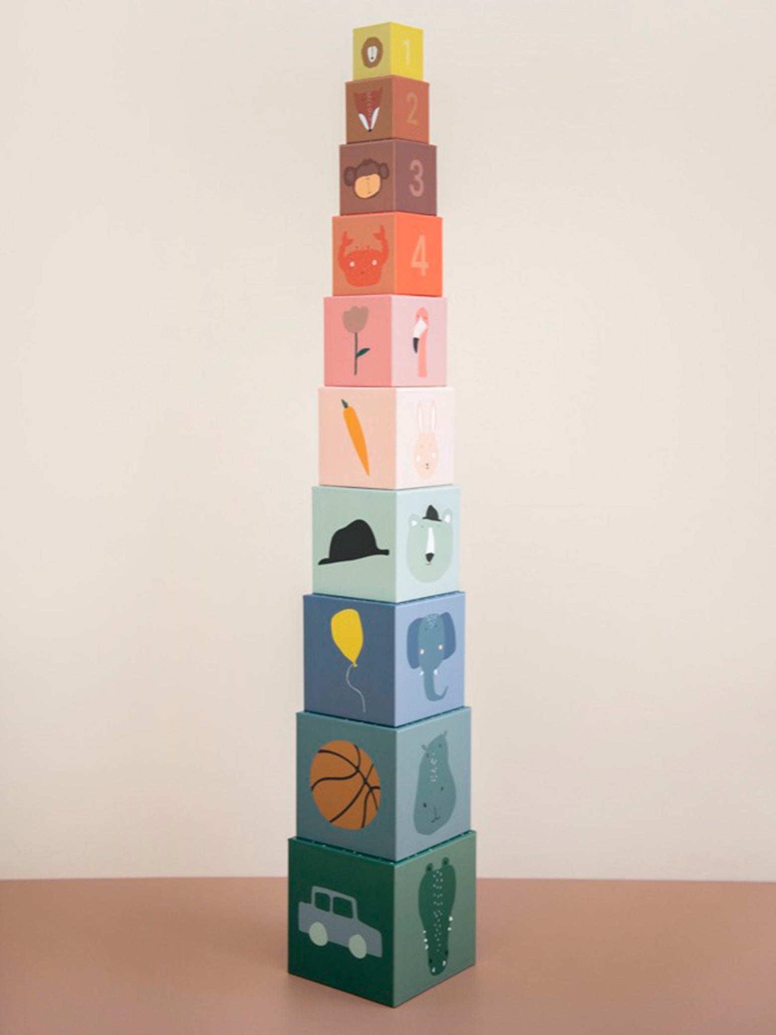 Cubos apilables animales- Trixie / KIDSME – Kidsme Store
