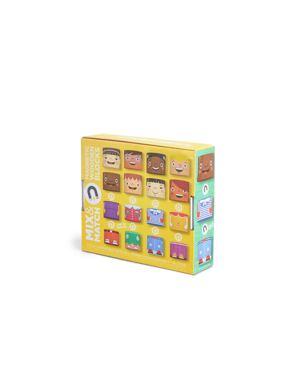 Bloques de madera 16 piezas - My Family builders | KIDSME – Kidsme Store